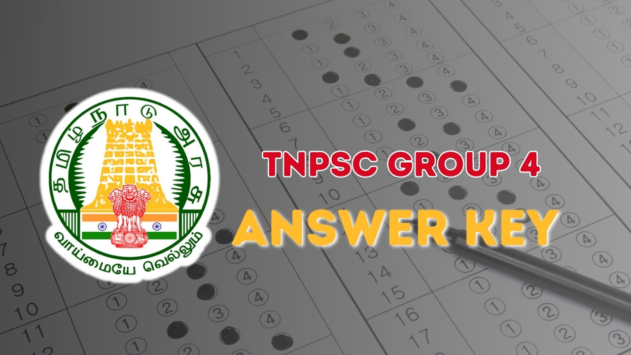 Answer keys for TNPSC Group 4 (2024) by Private Coaching Centres